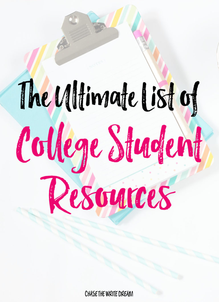 The Ultimate List of College Student Resources
